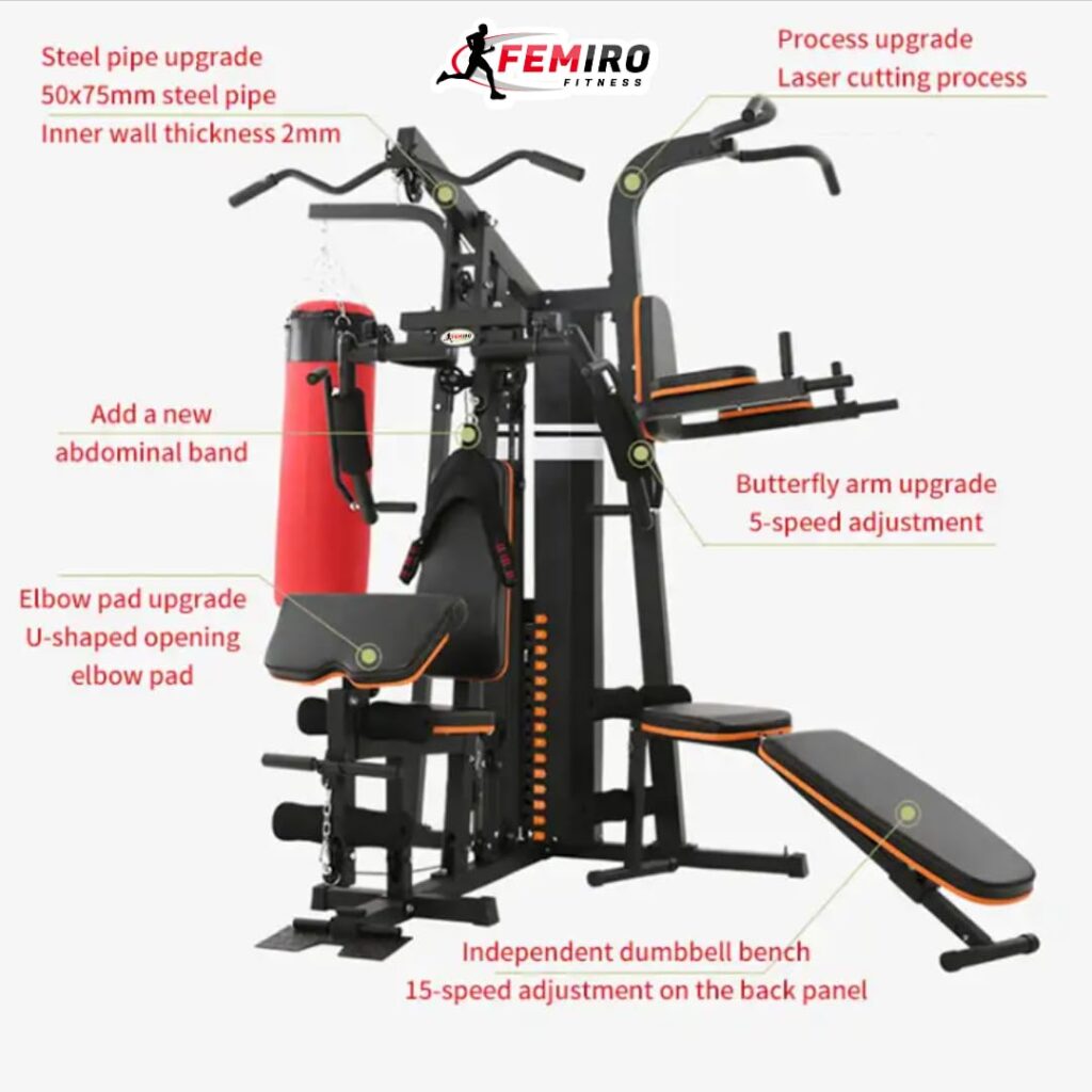 3 Station Home Multi-Gym - Happy Fitness Kenya