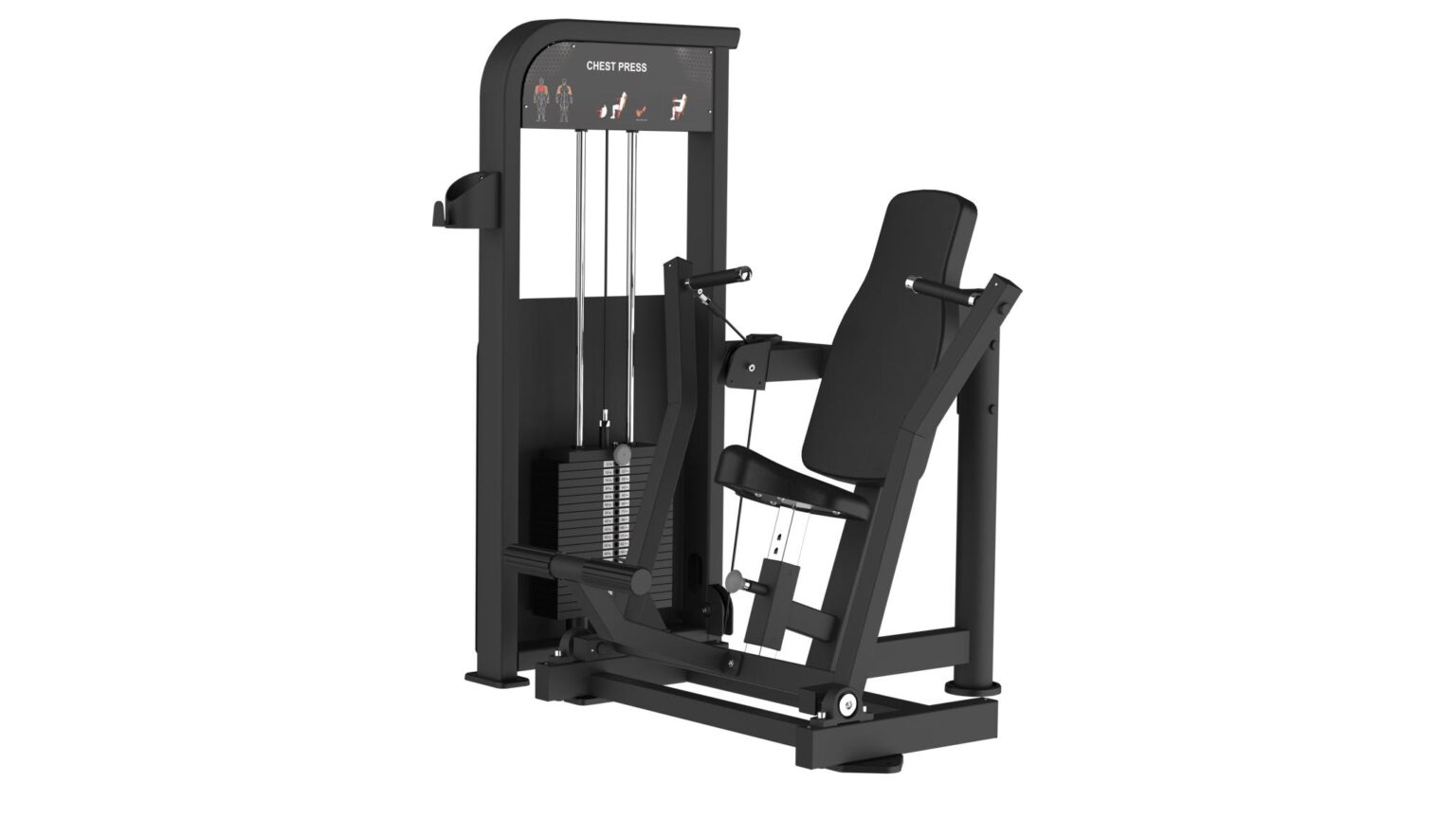 Chest Press Pin Loaded Machine - Happy Fitness Kenya