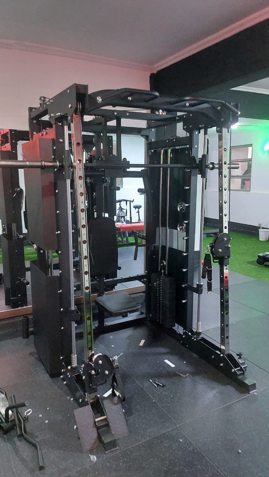 Integrated Cable Crossover and Smith Machine - Happy Fitness Kenya