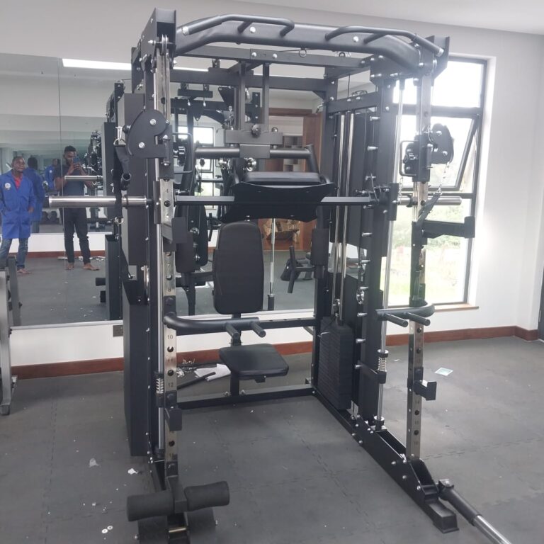 Cable Crossover and Smith Machine - Happy Fitness Kenya