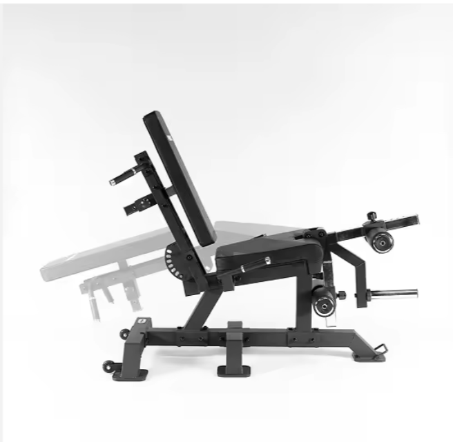 Heavy-Duty Plate-Loaded Leg Curl & Leg Extension Machine - Happy ...