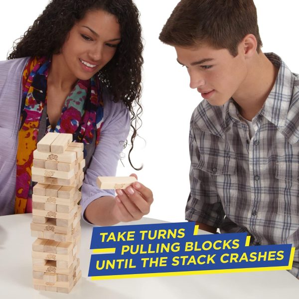 54pcs Jenga Game Wooden Blocks - Happy Fitness Kenya